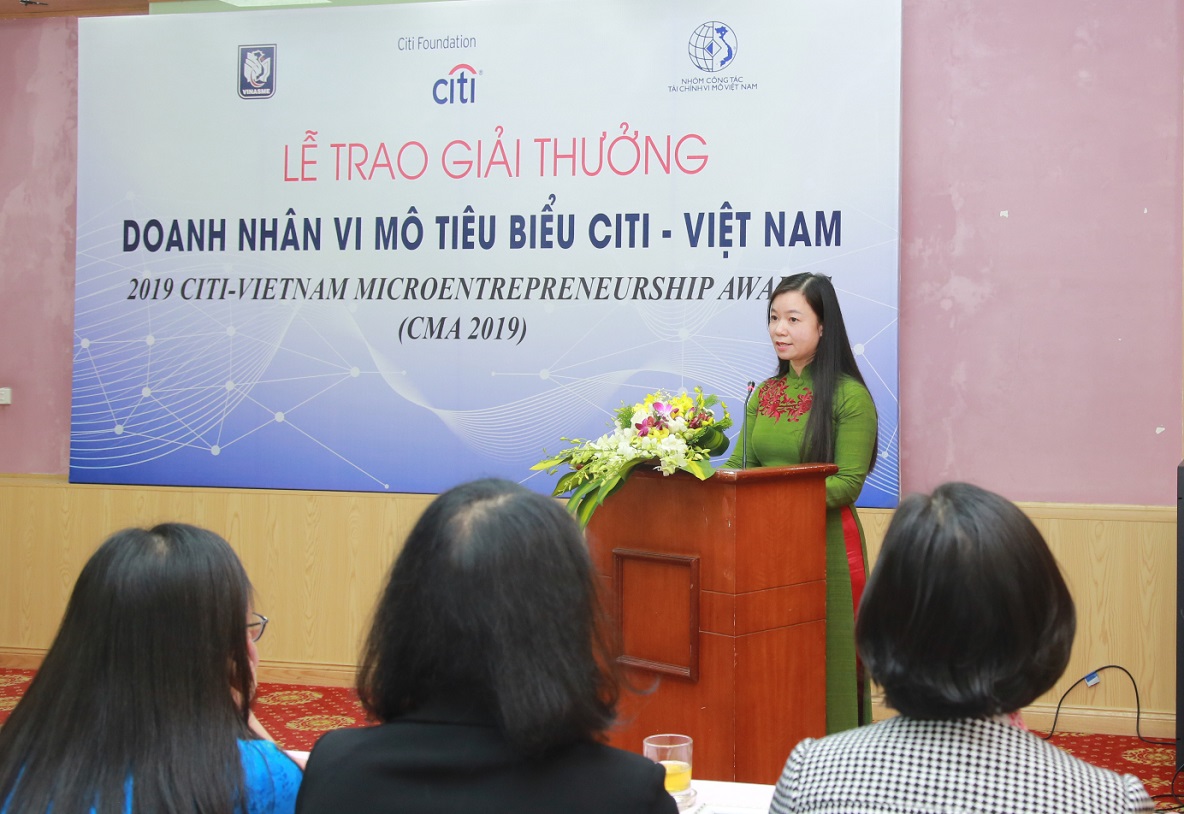 TYM nhận giải Doanh nhân vi mô tiêu biểu Citi – Việt Nam 2019