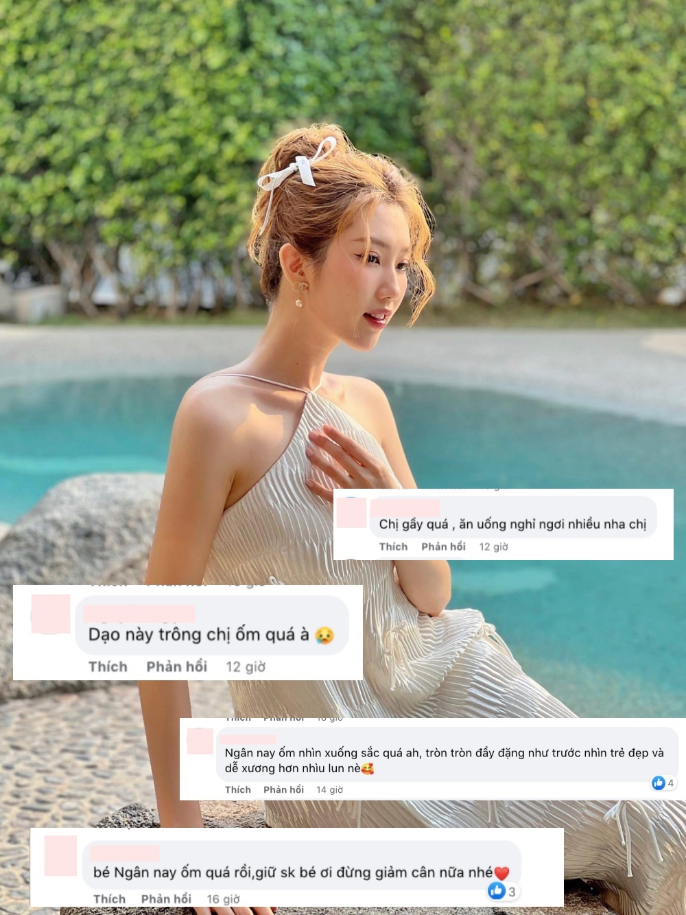 Thúy Ngân để lộ dấu hiệu gây lo lắng khi khoe ảnh cận mặt mộc