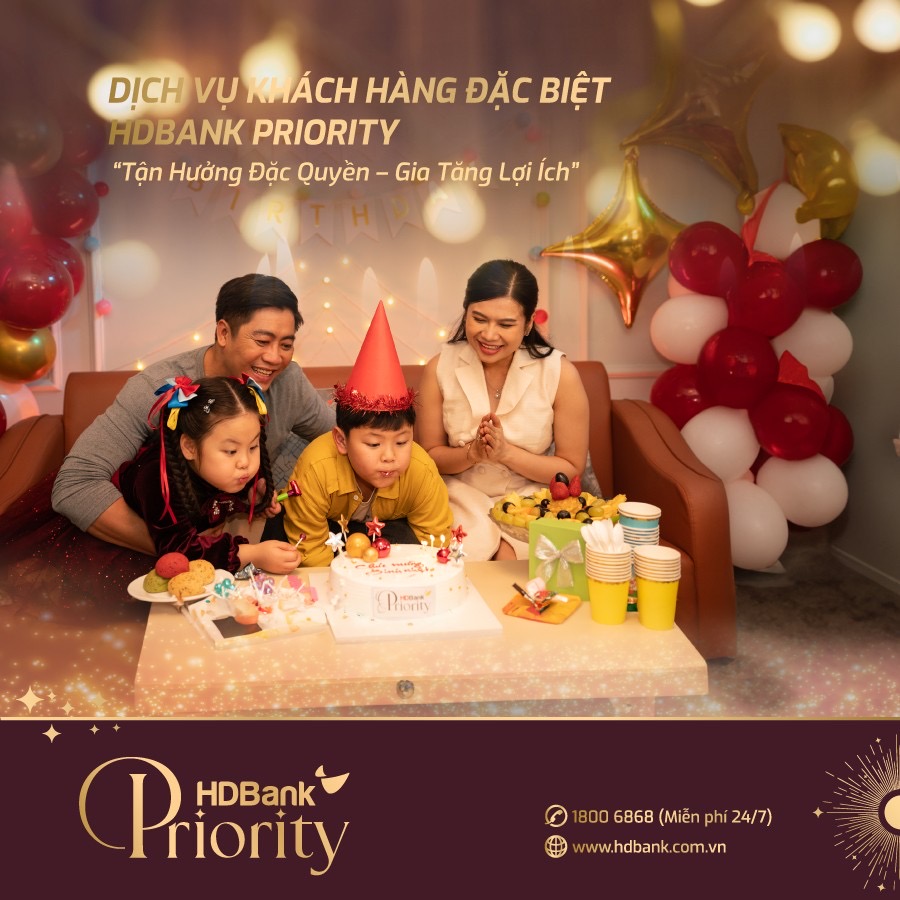 Dịch vụ HDBank Priority ra mắt với những ưu đãi vượt trội