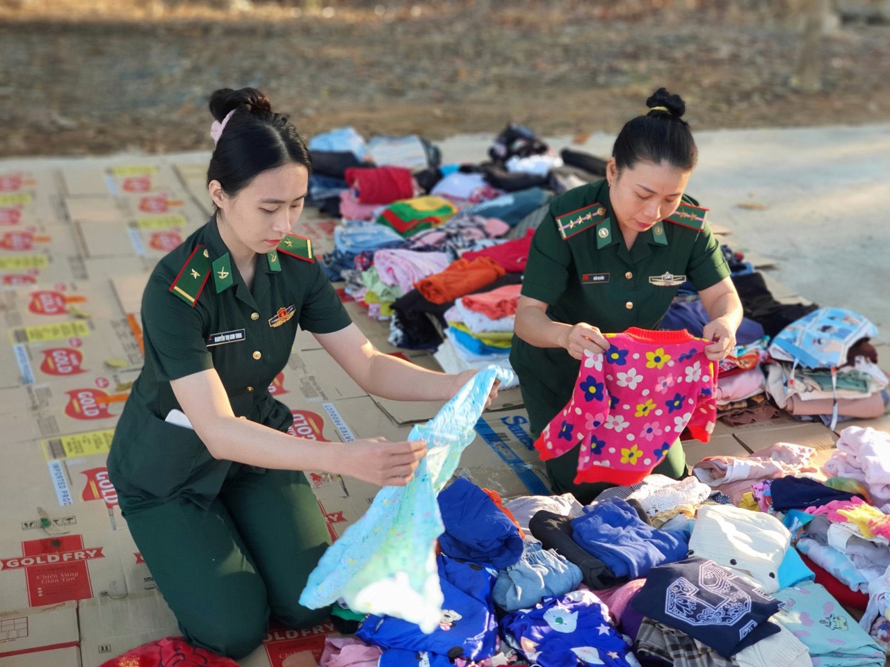 Phụ nữ Bộ đội Biên phòng: Nhiều mô hình ý nghĩa giúp phụ nữ và trẻ em ...