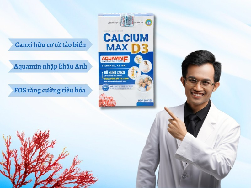 CALCIUM MAX D3 - Giải pháp bổ sung canxi hiệu quả cho phụ nữ tiền mãn kinh