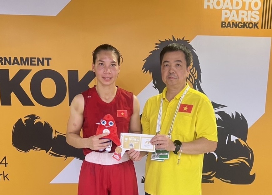 Giành vé dự Olympic Paris 2024, võ sĩ boxing Hà Thị Linh nhận chế độ ...