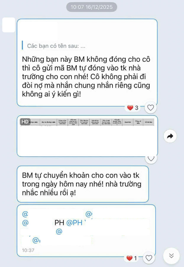 The homeroom teacher is stressed out because they feel like a "debt ...