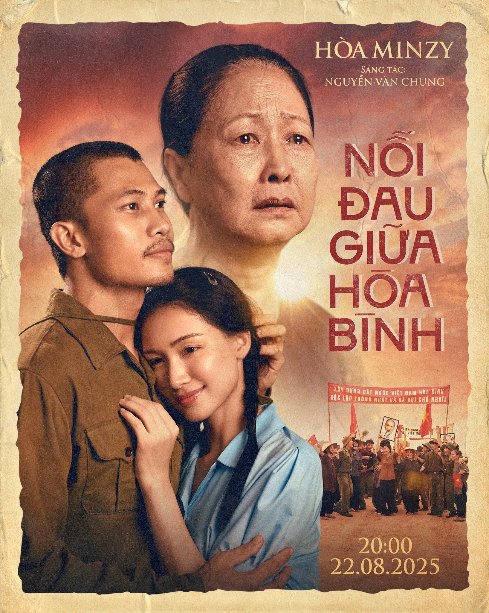 Hòa Minzy bật khóc trong buổi ra mắt MV "Nỗi đau giữa hòa bình"