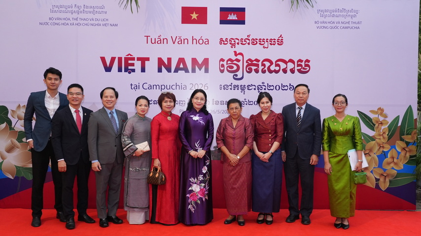 Lan tỏa sắc màu văn hóa Việt tại Campuchia