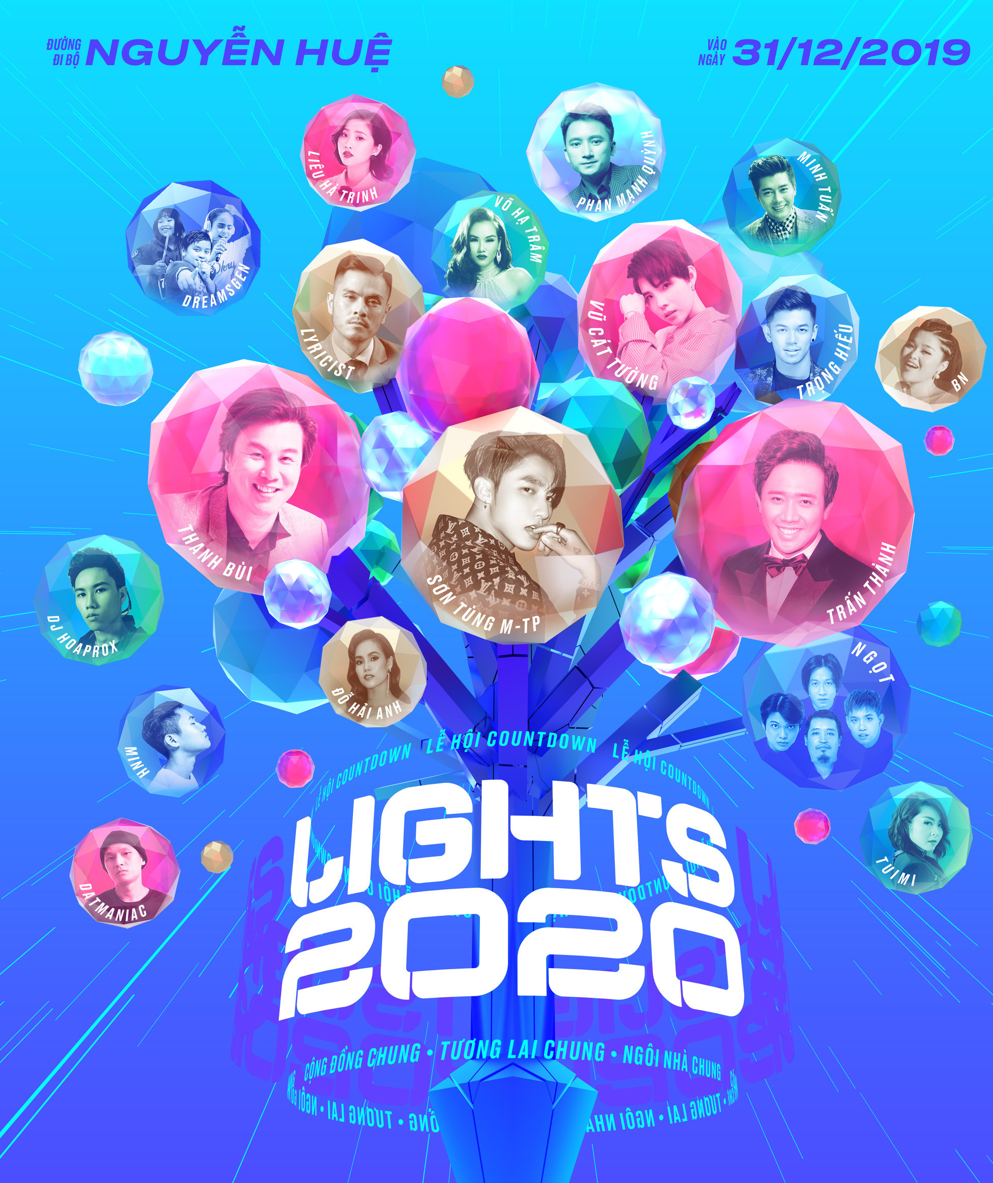 Nhiều nghệ sĩ nổi tiếng hội tụ tại “Lễ hội ánh sáng Countdown Lights 2020”
