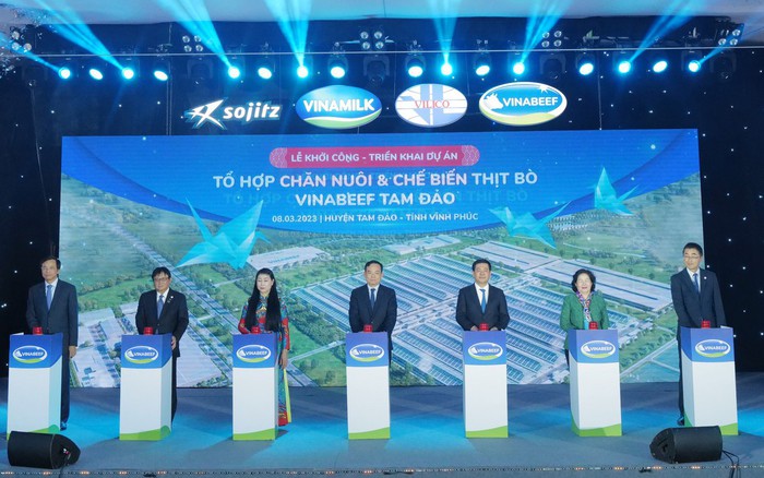 Vinamilk và Sojitz Nhật Bản khởi công Tổ hợp chăn nuôi-chế biết thịt bò ...