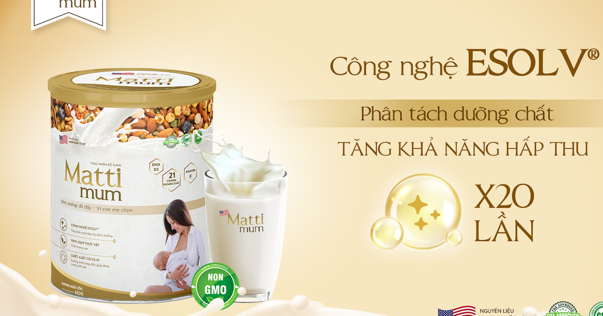 Hiệu quả vượt trội của công nghệ ESOLV® Hoa Kỳ trong sữa hạt lợi sữa ...