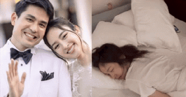 Nong Poy khoe mặt mộc xinh đẹp khi được ông xã doanh nhân đánh thức ...